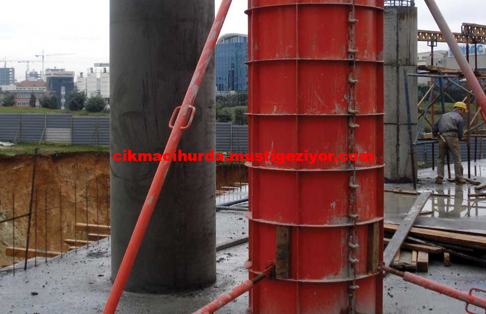 İKİNCİ EL YUVARLAK KOLON KALIBI ÇELİK SÖKÜLEBİLİR KALIP - çıkmacı | hurda